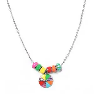 PINNOLE Wheel Of Fortune Necklace - Gray