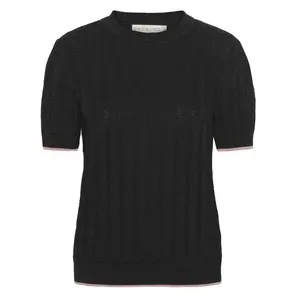 GROBUND Almine Tee The One With Contrast - Black