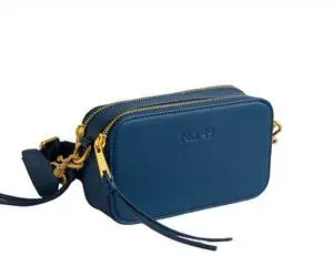 NO.49 HANDBAGS Kiki Dark Camera Bag - Blue