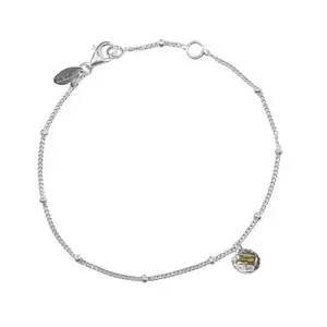 MURU August Birthstone Bracelet - Silver