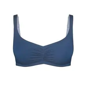 MONIQUE MORIN LINGERIE Caress Sweetheart Bralette Dark Denim - Blue