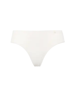 NUDEA Honeycomb High Leg Brief Lily - White