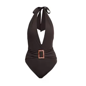 KIKKI-G SWIMWEAR Nada Swimsuit - Brown