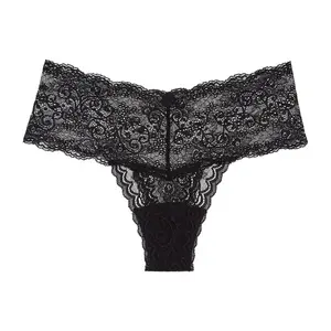 JOURNELLE Sapna Mid-rise Thong Noir - Black