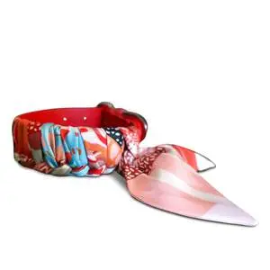 ALECOO Dog Collar Twilly Amber Phantasia - Red