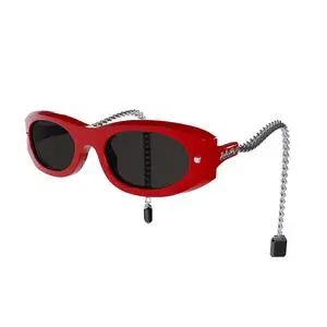 SABATINO Guerrilla Frames Acetate Silver Gem - Red