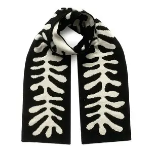 INGMARSON Organic Shape Wool & Cashmere Scarf - Black