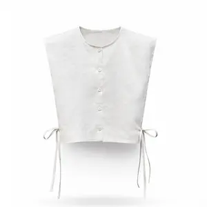 MUTE BY JL Side Tie Linen Top