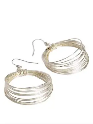 FLORENTIS JEWELLERY Not Just Another Hoop Earrings - Silver
