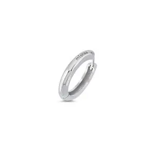 Mishka Perfect Circle Hoop Earring Mono - Silver