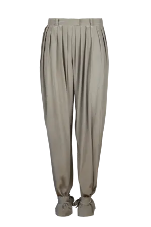 HELENE GALWAS Deily Silk Trousers - Grey