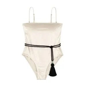 LUISADELMAR SWIMWEAR Janni One-piece In Perla - White