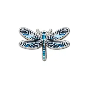 MAKE HEADS TURN Enamel Pin Dragonfly Dark