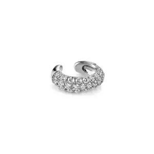 AARIA LONDON Aaria London Capri Crystal Ear Cuff Silver
