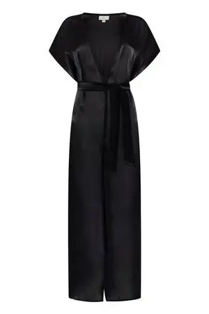 LEYLA MAYA Sophia Beach To Bar Dress Luxe - Black