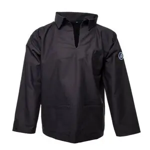 ARTHUR BEALE Open Neck Sailors' Smock Navy - Blue