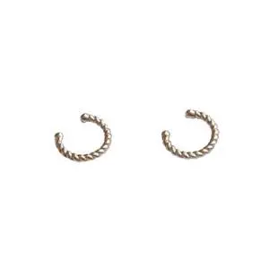 OUTOFOFFICE Rope Ear Cuff - Silver
