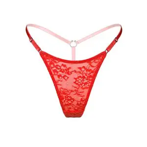 MONIQUE MORIN LINGERIE Amphitrite Adjustable Micro-g Fire - Red