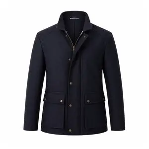 KOY CLOTHING Car Coat Navy - Blue