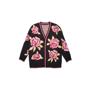 Saachi Flower Print Multi Cardigan
