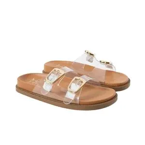 JELAVU Neutrals Barbie Clear Sandals - Black