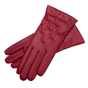 1861 GLOVE MANUFACTORY Firenze Nappa Leather Gloves In Rosso - Red