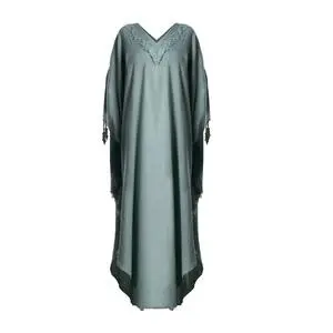 ZHENABIA Boho Kaftan Summer Maxi Dress