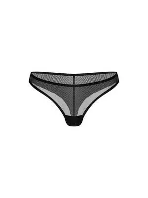 ZHILYOVA Unnamed Thong - Black