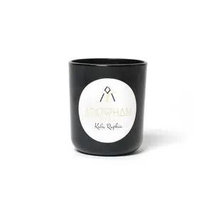 ADUWHAM Kuba Raphia Candle: A Sweet Escape To The Heart Of The Congo - Black