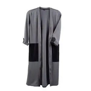 DUOFIT MATERNITY ACTIVEWEAR Grey / Black The Aspen Duster