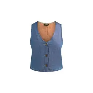 KNOWN SUPPLY Denim Vest Beverly Dark Wash