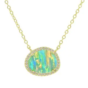 KAMARIA Kokoto Necklace Opal - Green