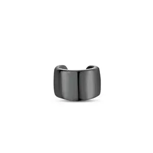 SALLY SKOUFIS Destiny Alchemy Cuff In Rhodium - Black