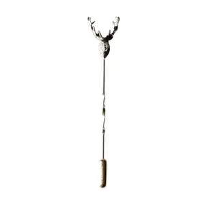 LEE RENEE Stag Tie Pin/twist Tie Pin - Silver