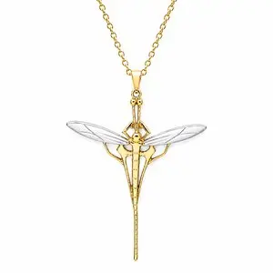 SIMON KEMP JEWELLERS Art Nouveau Dragonfly Pendant - Gold
