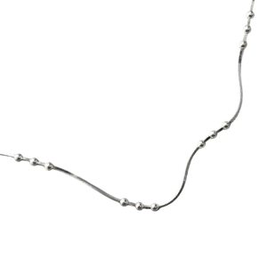 SPERO LONDON Three Bead Sterling Satellite Bracelet - Silver