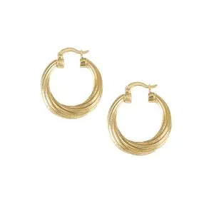 MAISON DE GALA Iris Hoop Earring - Gold