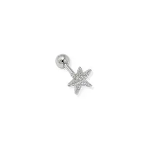 MARTINA ROZENBERG SMIRA JEWELRY The Mono Earring Star - Silver