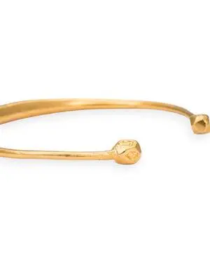 KYBELE STUDIO Textured Bamboo Cuff - Gold
