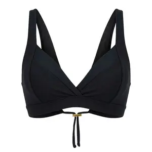 SEROTONE SWIM The Plunge Swim Bra - Black