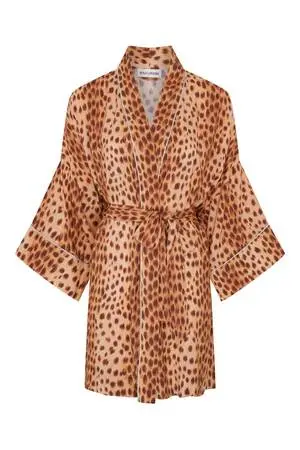 WILD LOVERS LONDON Lyra Robe - Brown