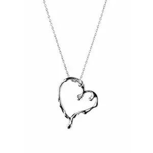 ISKRA Melting Heart Necklace Large - Silver