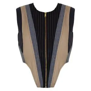 PALOMA LIRA Black / Brown / Grey Renewal Corset Brown - Black/brown/grey