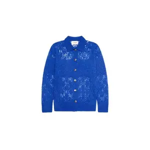 LA GRANNI Pereline Collared Cardigan