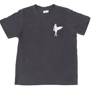 ARIKO Surf Gal Graphic T-shirt - Grey