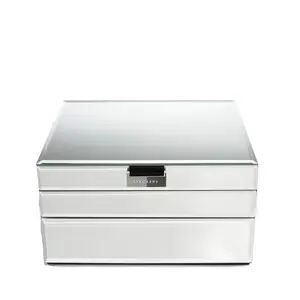 STACKERS Mirror Jewellery Box Set Of Three - Silver