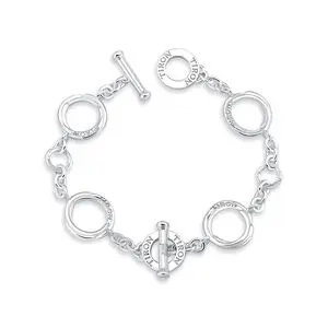 STEFAN TIRON Rondelle Silva Bracelet - Silver