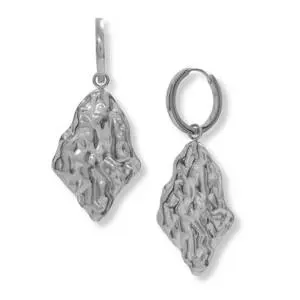 A WEATHERED PENNY Lumi Hoops - Silver