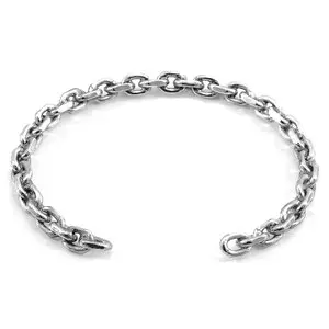 ANCHOR & CREW Halyard Sail Chain Bangle - Silver