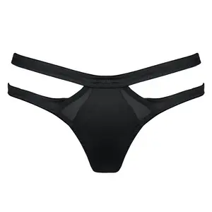 EMMA HARRIS Tamara Strappy Thong - Black
